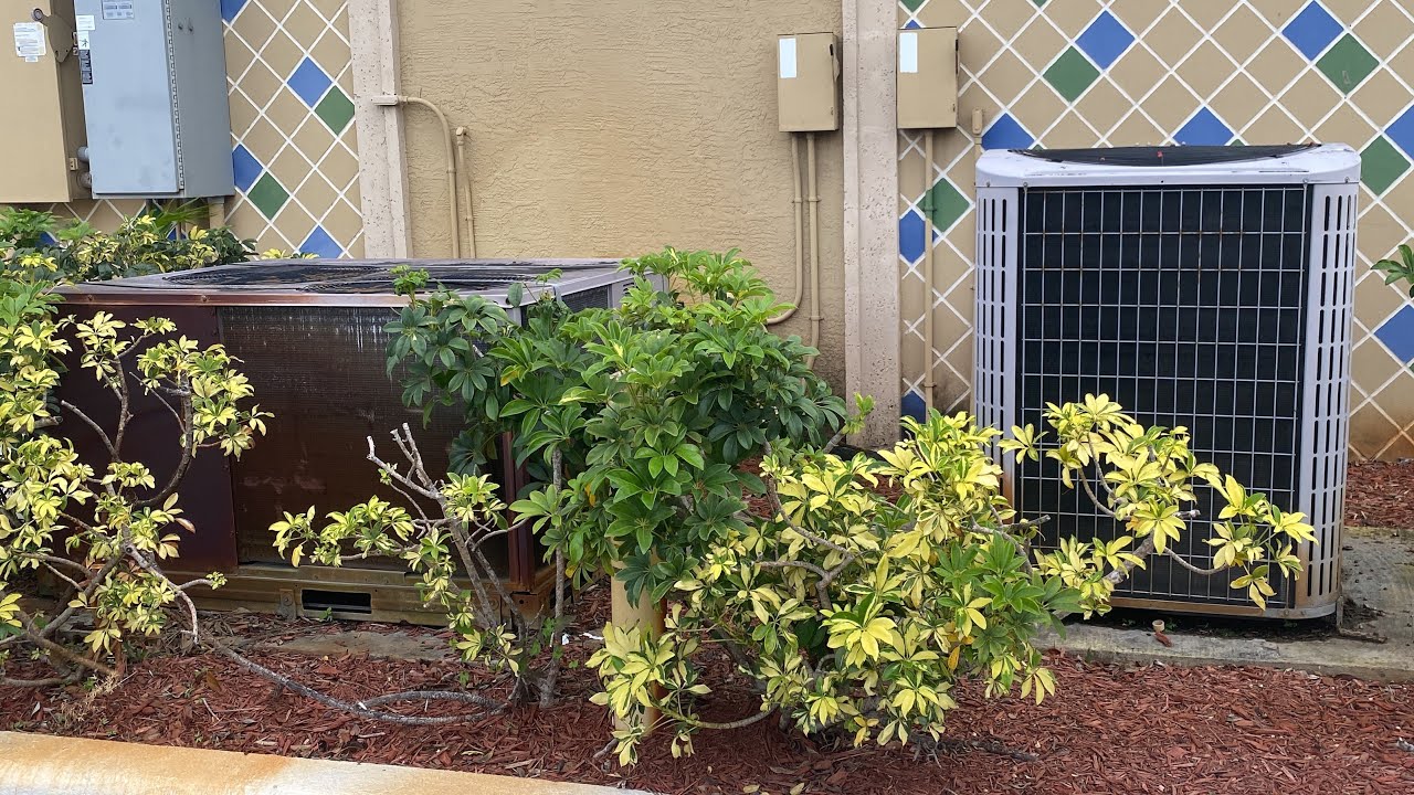 Two 2006 Carrier base model & Gemini split system air conditioners (1 running)