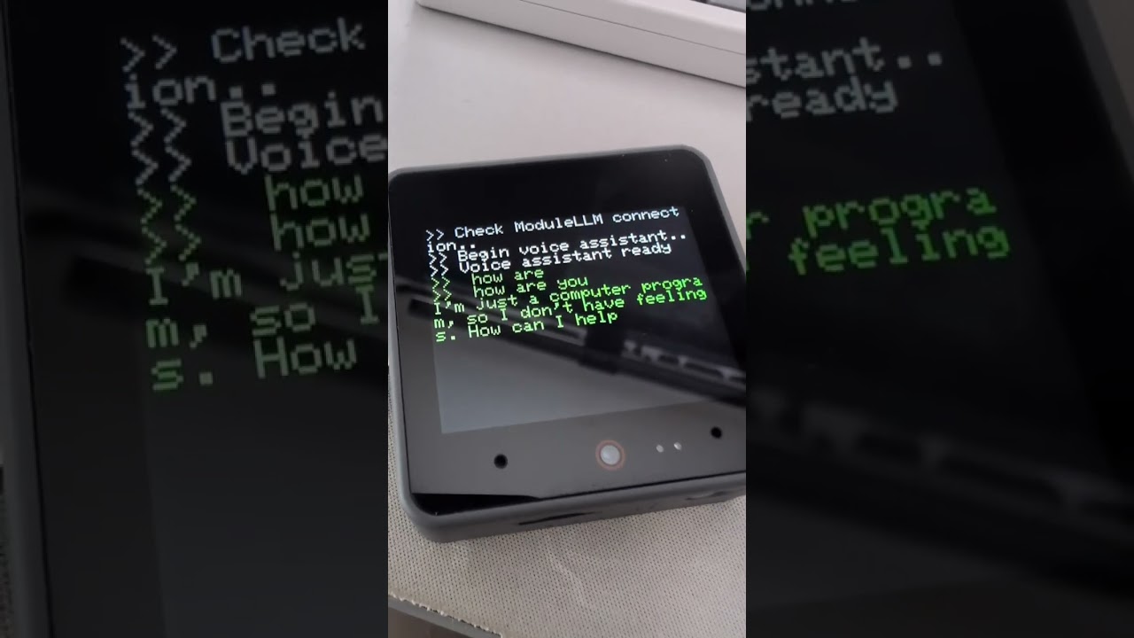 M5Stack LLM test by M5Stack Core S3