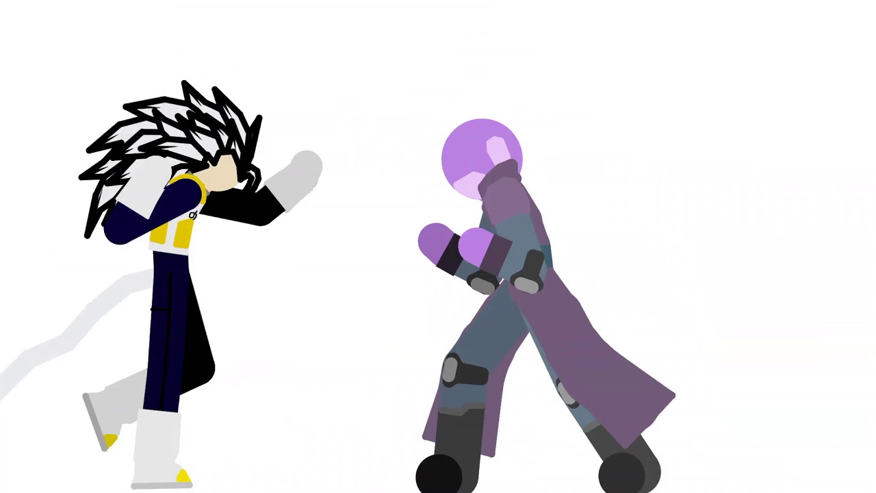 Old animation-vegeta ssj5 vs hit [sticknodes]