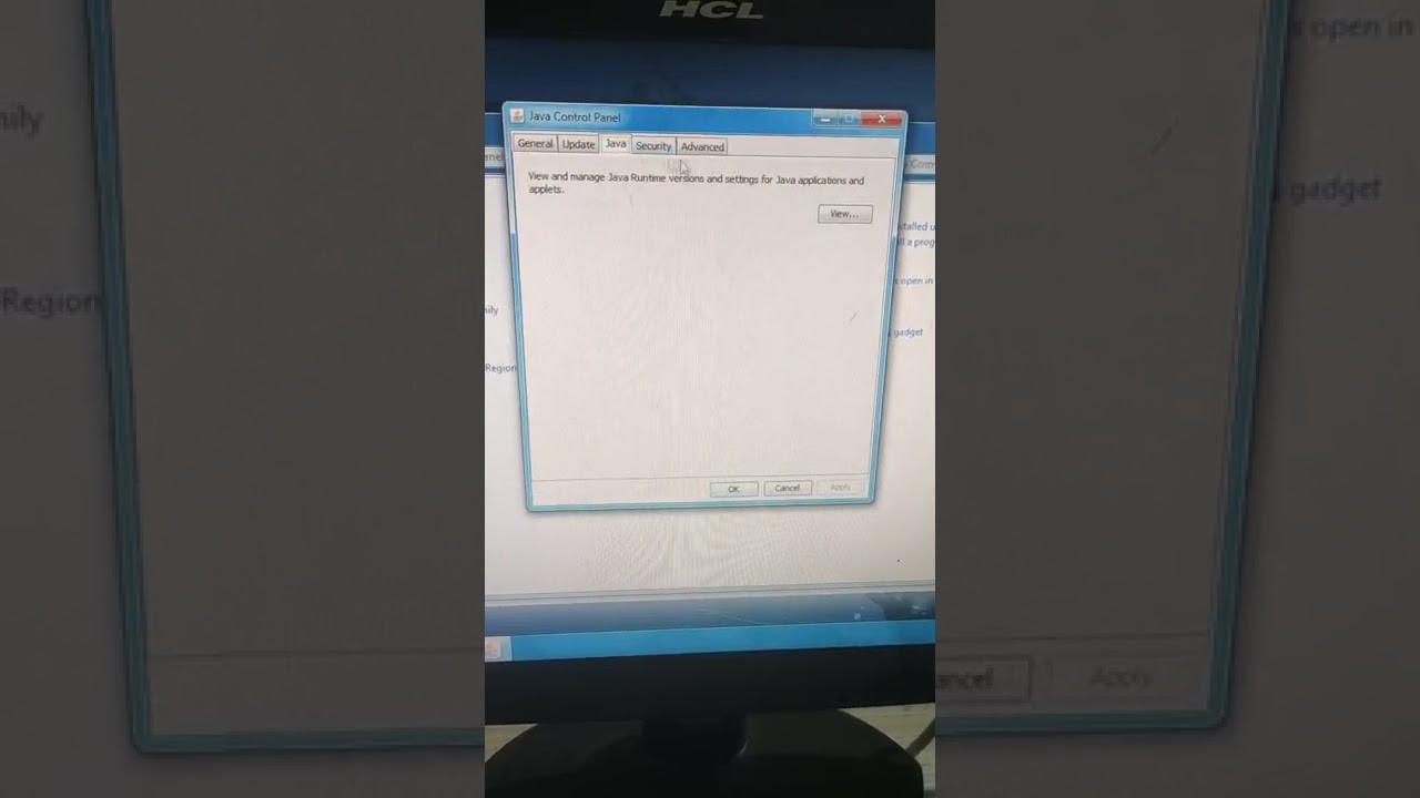 java setting for finacle post office