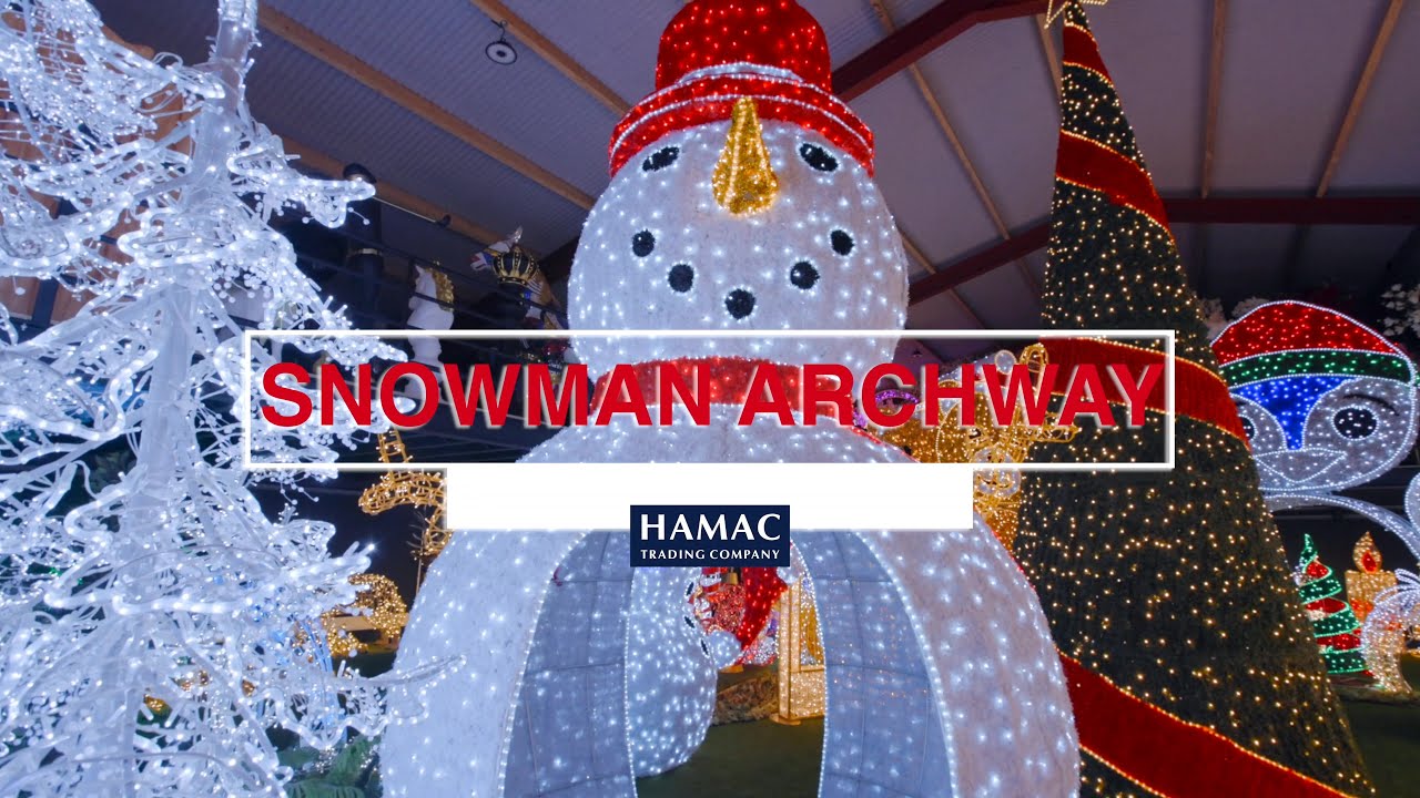 Hamac Displays Snowman Archway