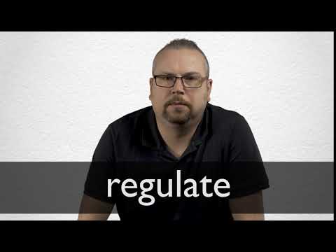 REGULATE definition in American English | Collins English Dictionary