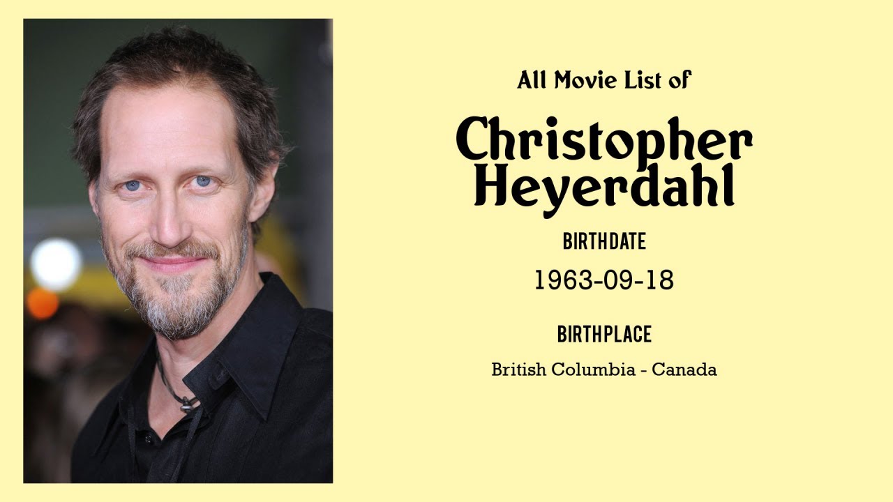 Christopher Heyerdahl Movies list Christopher Heyerdahl| Filmography of Christopher Heyerdahl