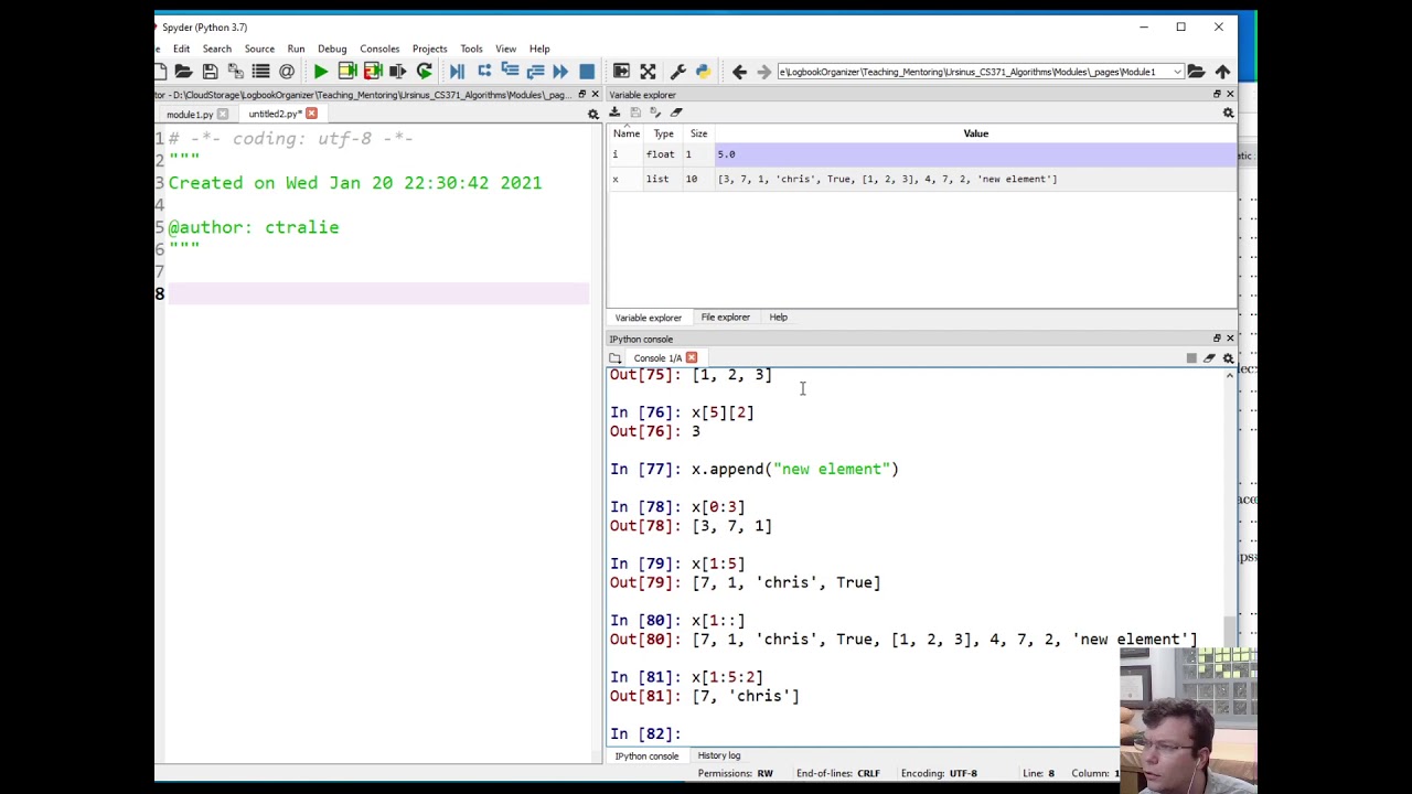 Data Structures Module 1: Python Lists And Strings