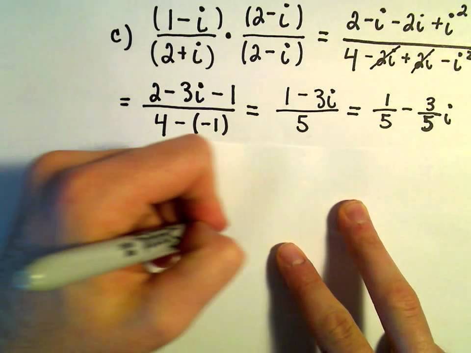 Complex Numbers: Graphing and Finding the Modulus, Ex 2