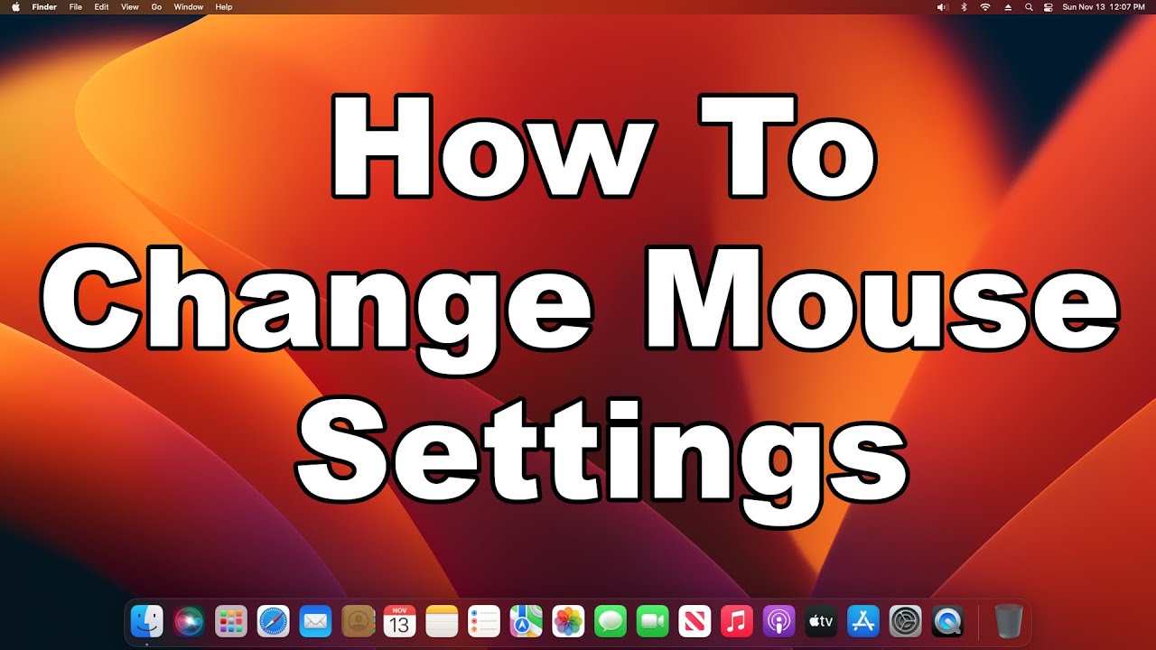 How To Change Mouse Track Speed/Sensitivity On Mac | How To Right Click On Mac | Quick & Easy Guide
