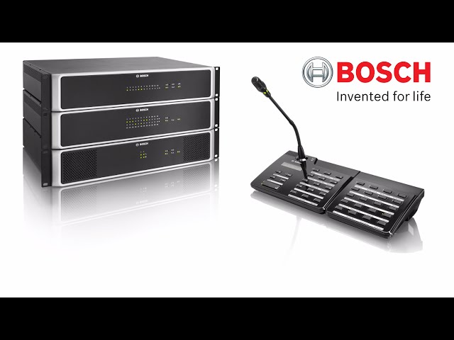 Bosch Digital Networkable Public Address System - Bosch Paviro Power ...