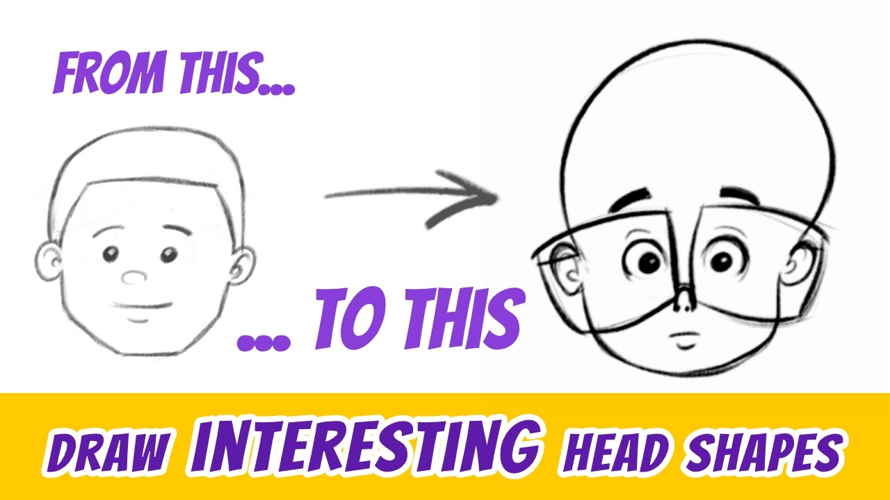 Struggling with Cartoon Head Proportions? Try This Instead
