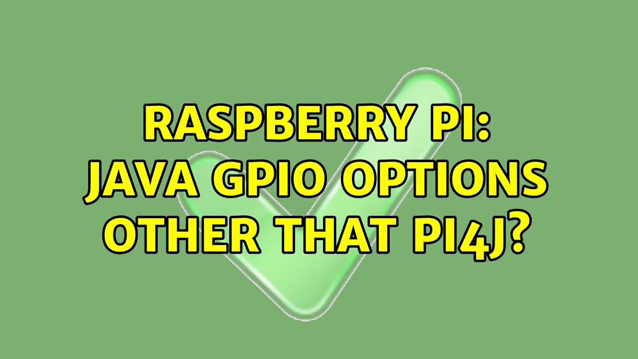 Raspberry Pi: Java GPIO options other that PI4J?
