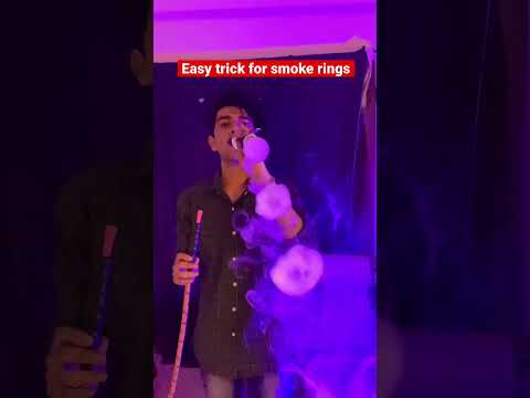 Easy tricks for smoke rings 🔥 how to make hookah rings how to blow O”s bgod #shorts