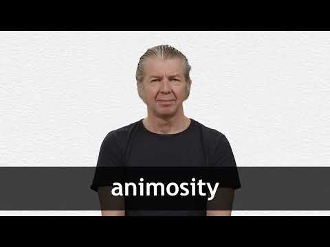 ANIMOSITY - Definition & Translations | Collins English Dictionary