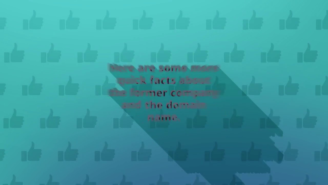 The first registered domain name