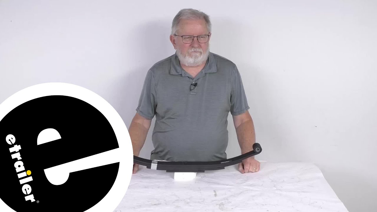 etrailer | Review of TruRyde Trailer Leaf Springs - Double Eye Springs - TRU25FR