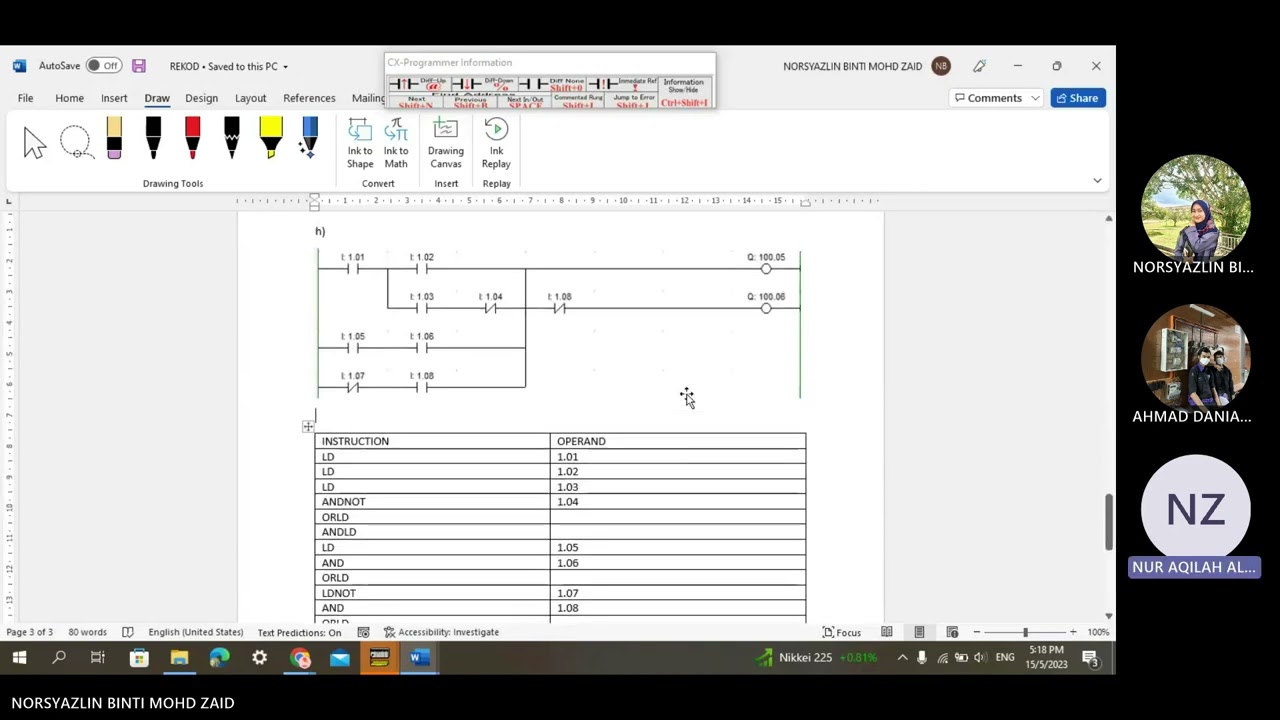 LAB 2: BASIC PLC PROGRAMMING I (MNEMONIC CODE)