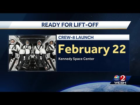 NASA announces launch date for Crew 8 mission