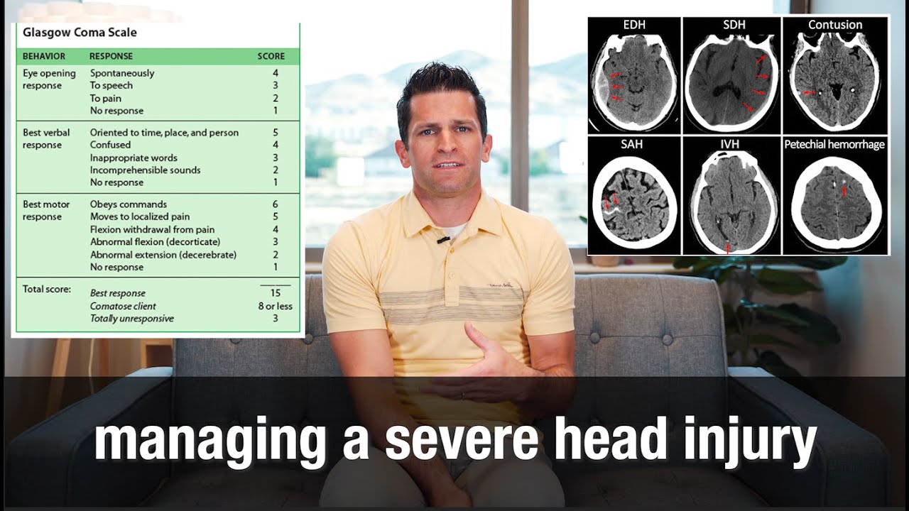 Managing a severe head injury