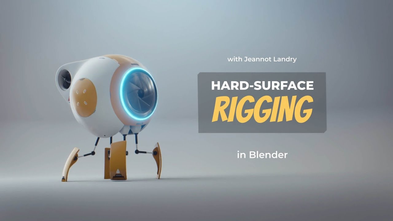 Hard-surface Rigging (in Blender) - Teaser