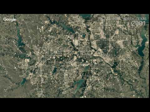 Google Timelapse: Dallas-Fort Worth, Texas