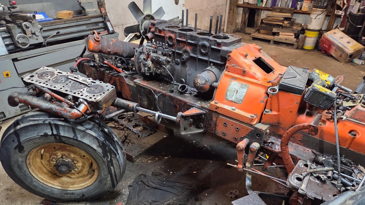 David Brown 1200 Engine Teardown 