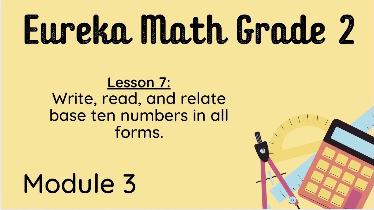 Eureka Grade 2 Module 3 Lesson 7