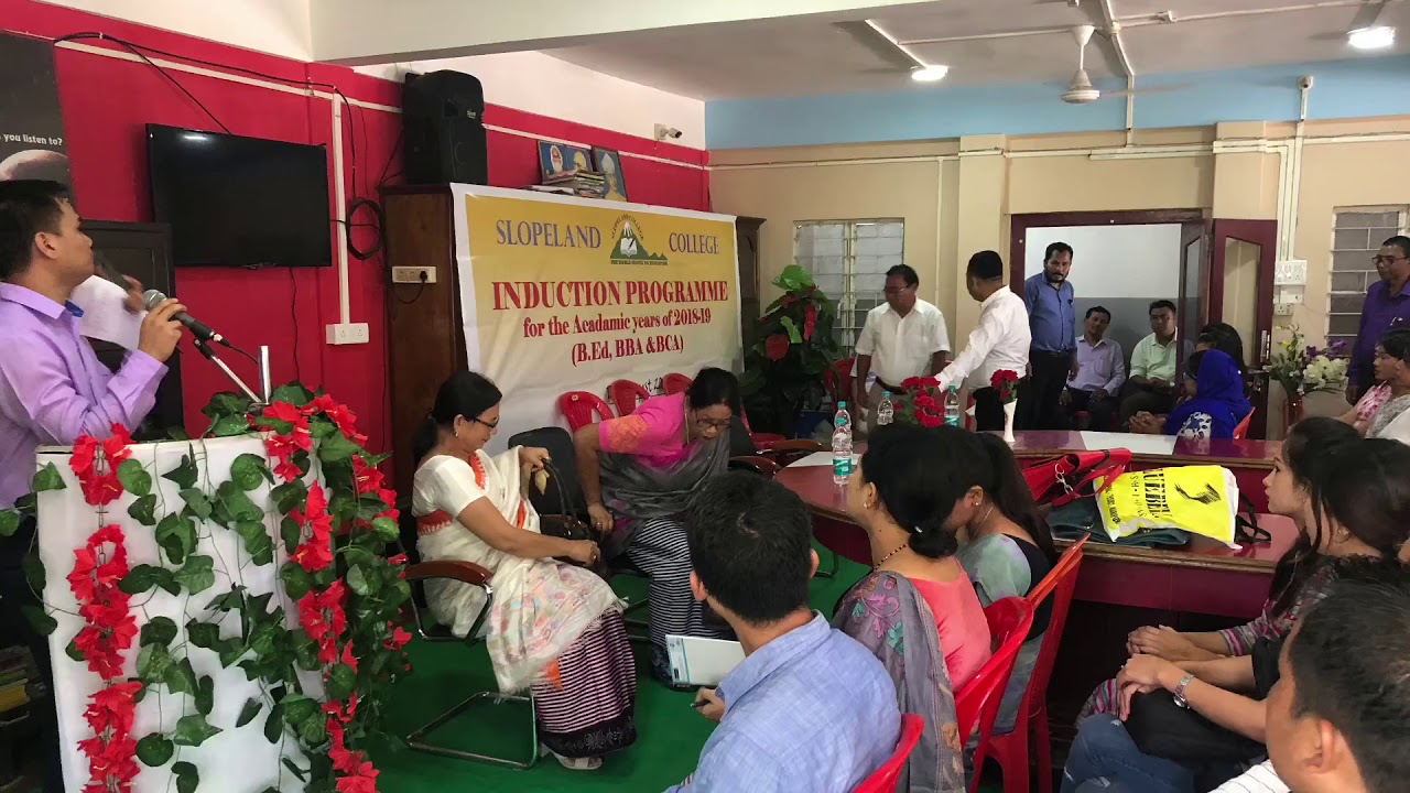 Induction Programme 2018 for Slopeland College