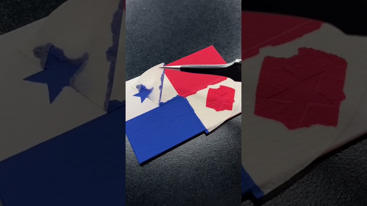 Dibujo la bandera de PANAMÁ 🇵🇦 ¿siguiente? / next?