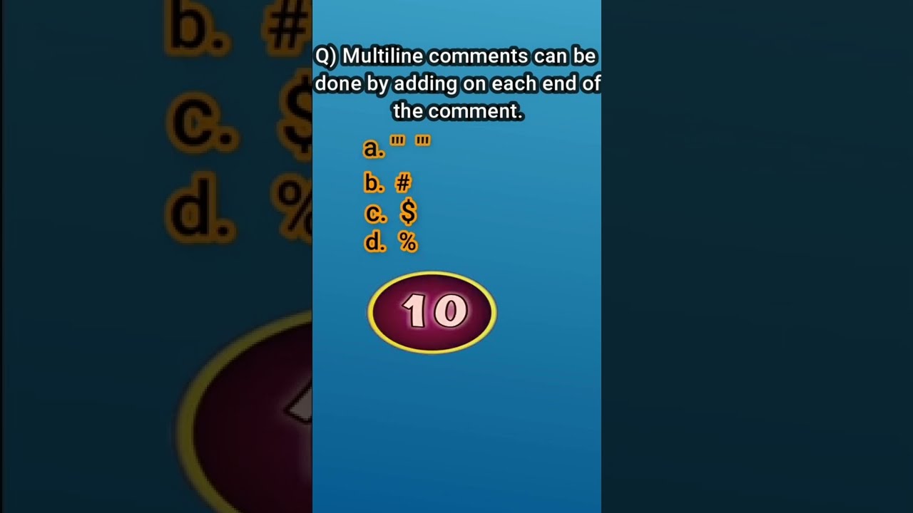 Multiline comments in python #shorts #python #introduction #tutorial #beginners #learning #adda