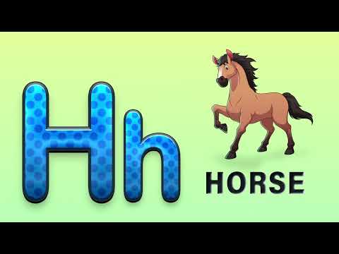 H Letter Phonics / Words starting with Letter H /Hat/Hen/Horse/Hut/Hand