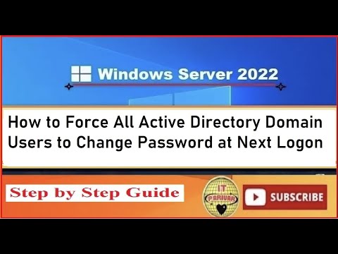 How to Force all domain users to change password at next logon using Powershell