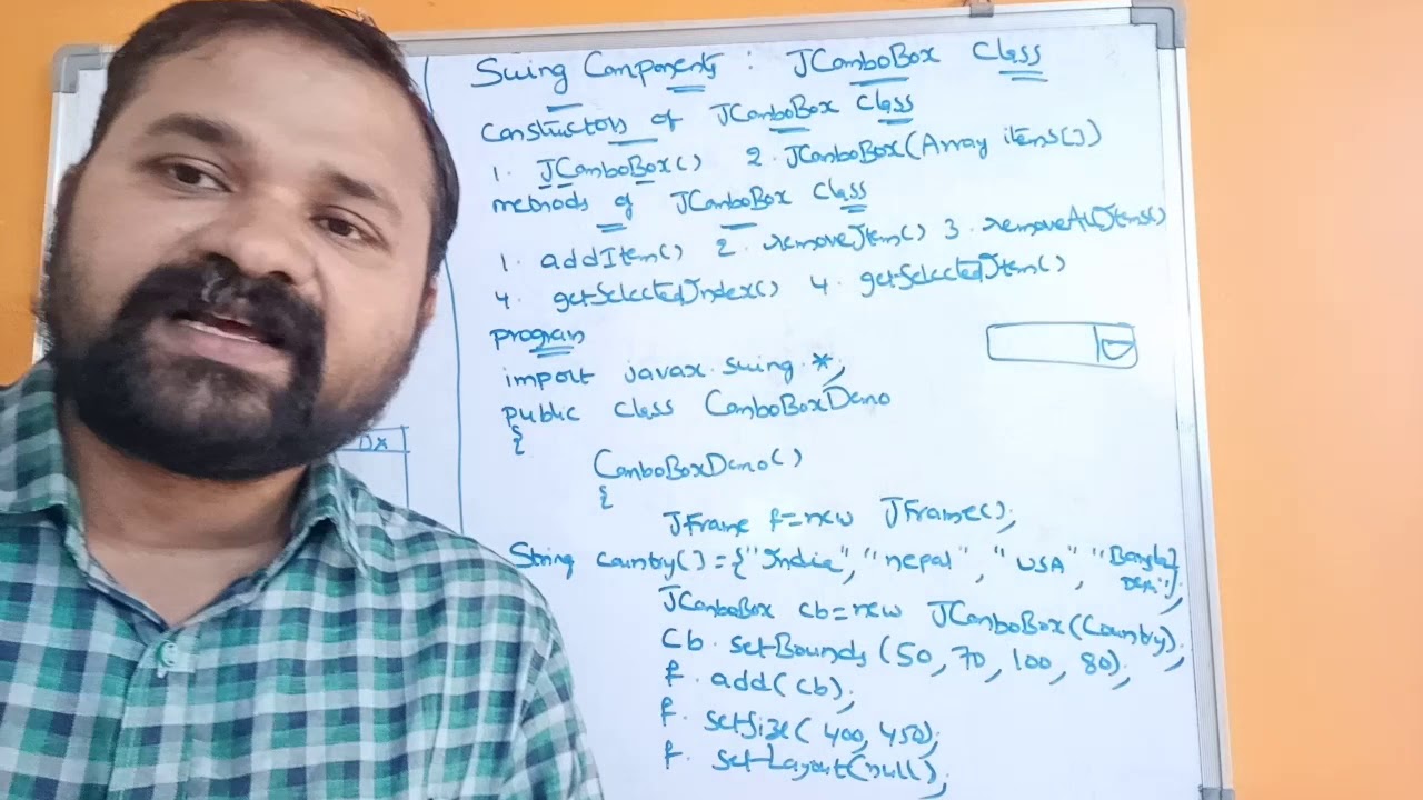 JComboBox Class || Swing Components || Swing Controls || Java Programming