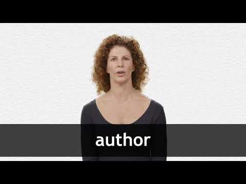 How to pronounce AUTHOR in American English