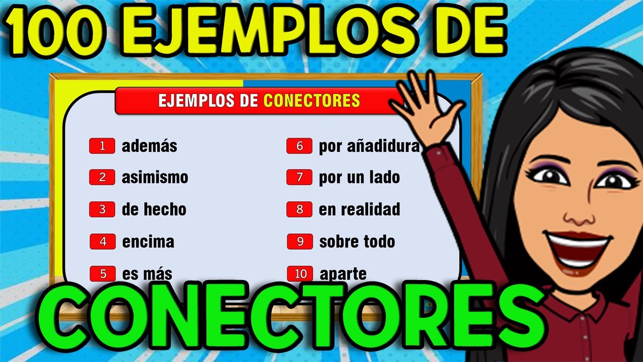 100 EJEMPLOS de CONECTORES