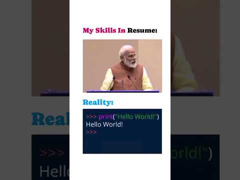 Hello Word("Print"). Resume #short #funny