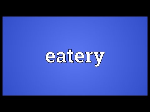 Eatery Meaning