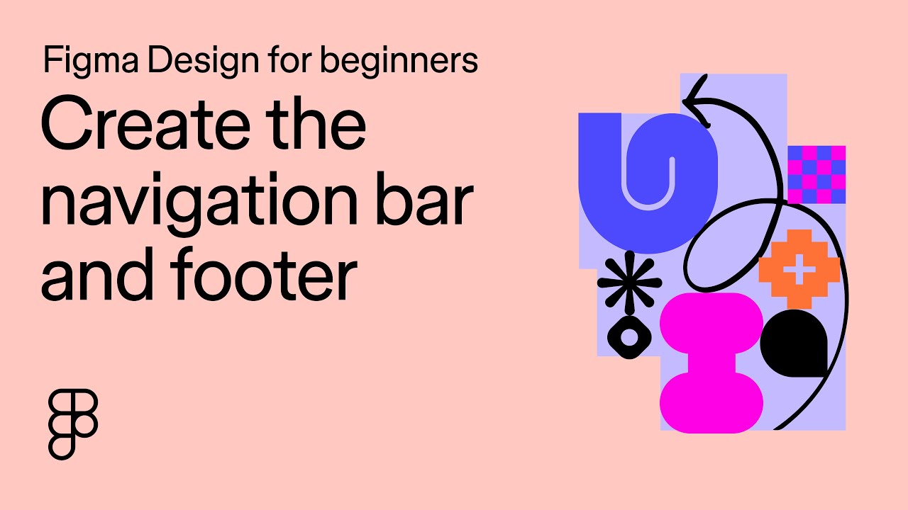 Create the navigation bar and footer: Figma design for beginners [9 of 13]