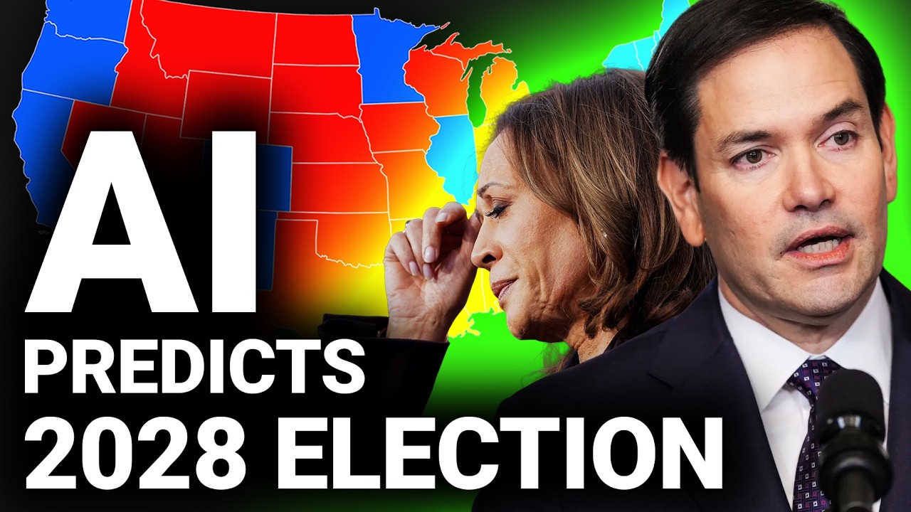 I Asked AI To Predict The 2028 Election... JAW-DROPPING Results!