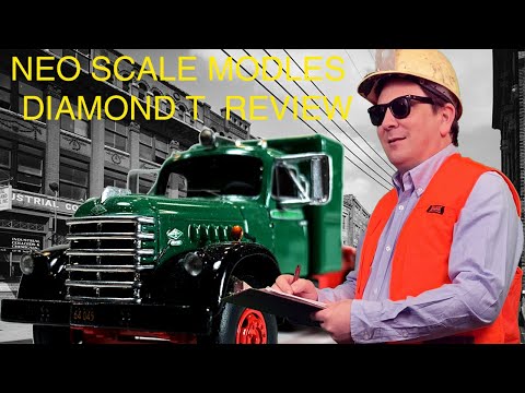 Diamond T Motor Car Co 1955 Diamond T 921 1:64th Scale NEO SCALE MODELS Denver Chicago Trucking Co