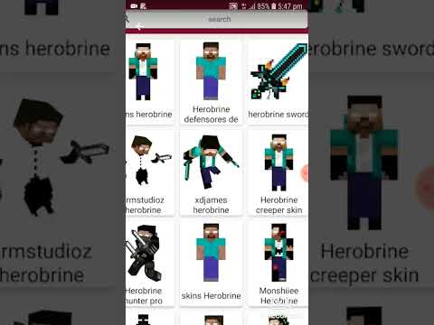 herobrine skin for minecraft pe
