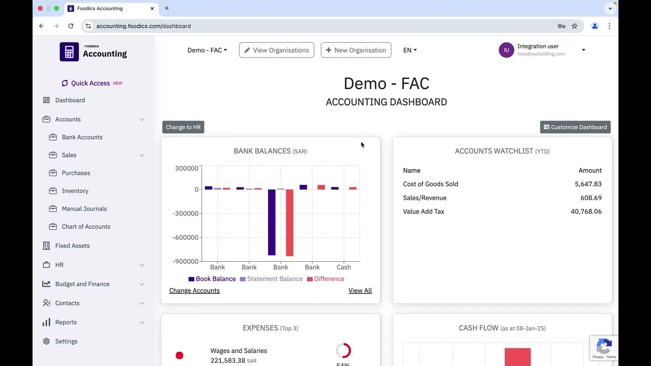 Overpayment Transactions in Foodics Accounting