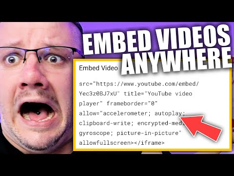 How To Embed YouTube Videos on Blogs and Websites