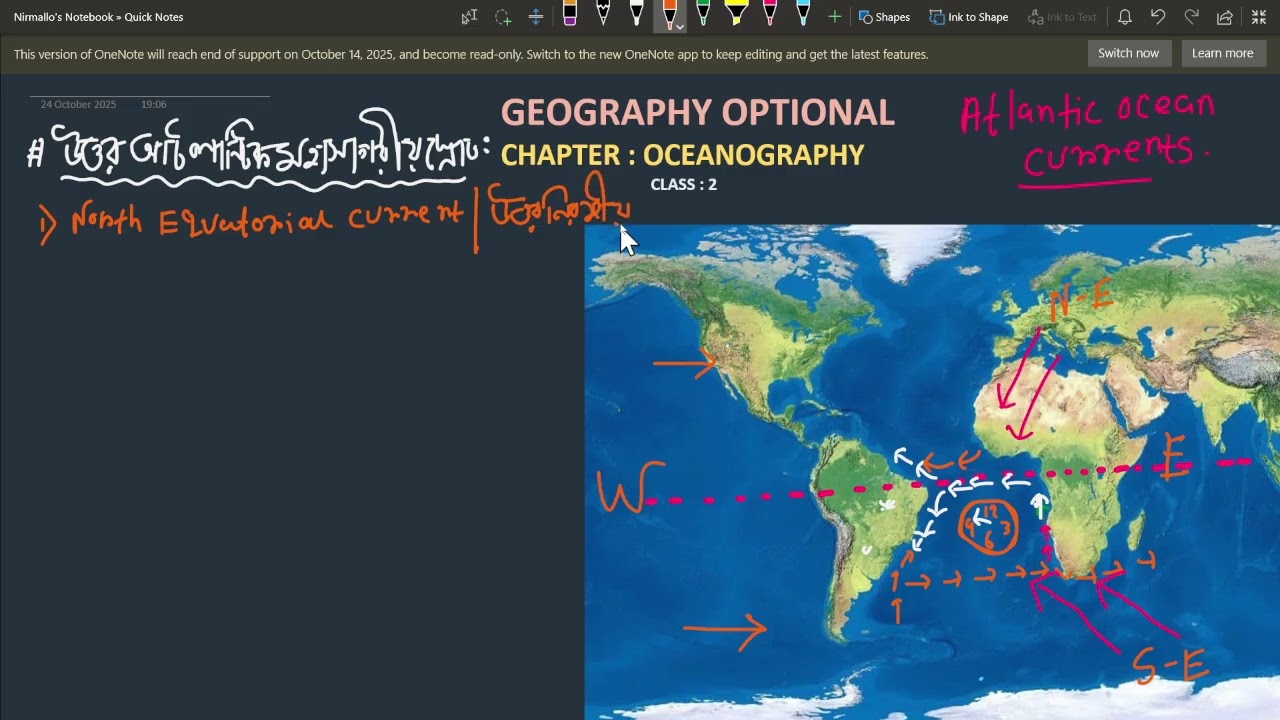 Geography optional |  Chapter : Oceanography  |  Class 2.