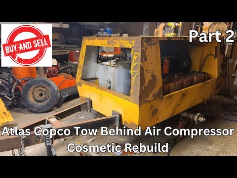 Buy & Sell - Part 2 - Atlas Copco tow behind XAS90 Diesel Air Compressor bodywork time!