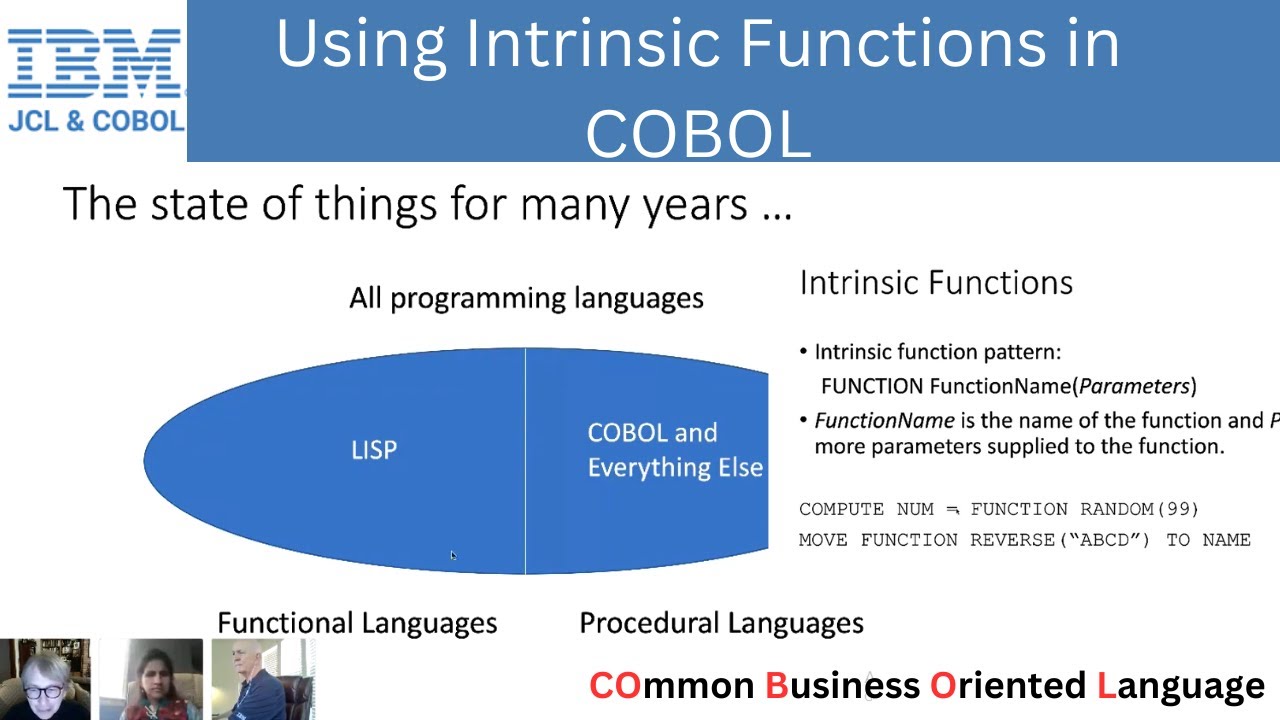 Using Intrinsic Functions | COBOL