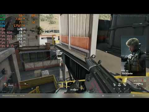 RX 7600 + Ryzen 7 5800X - Delta Force - 1080p ultimate settings