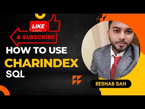 CHARINDEX in SQL || How to find Position of Letter in a word using SQL
