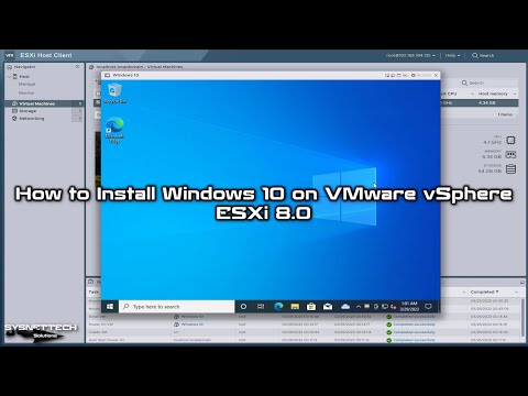 How to Install Windows 10 on VMware vSphere ESXi 8.0 | Follow This Easy ...