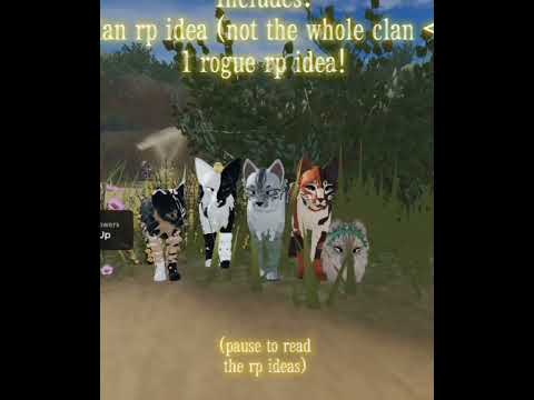 Roleplay ideas in WCUE! (Very short 🥲) Part 1! #warriorcats #wcue