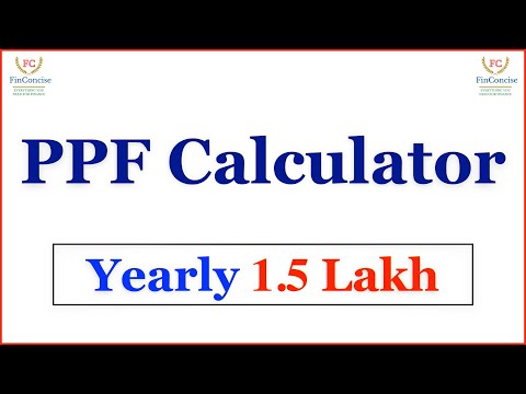 PPF Calculator Yearly 1.5 Lakhs #shorts