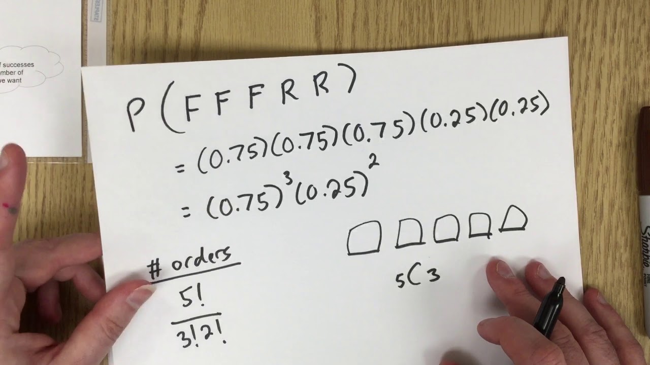 Binomial distributions part 2/6
