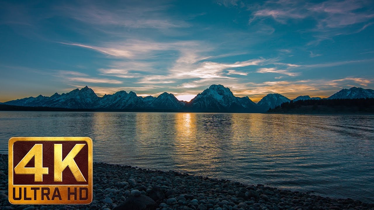 Relaxing Jackson Lake Scene at Grand Teton National Park Part 2 - TRAILER 45